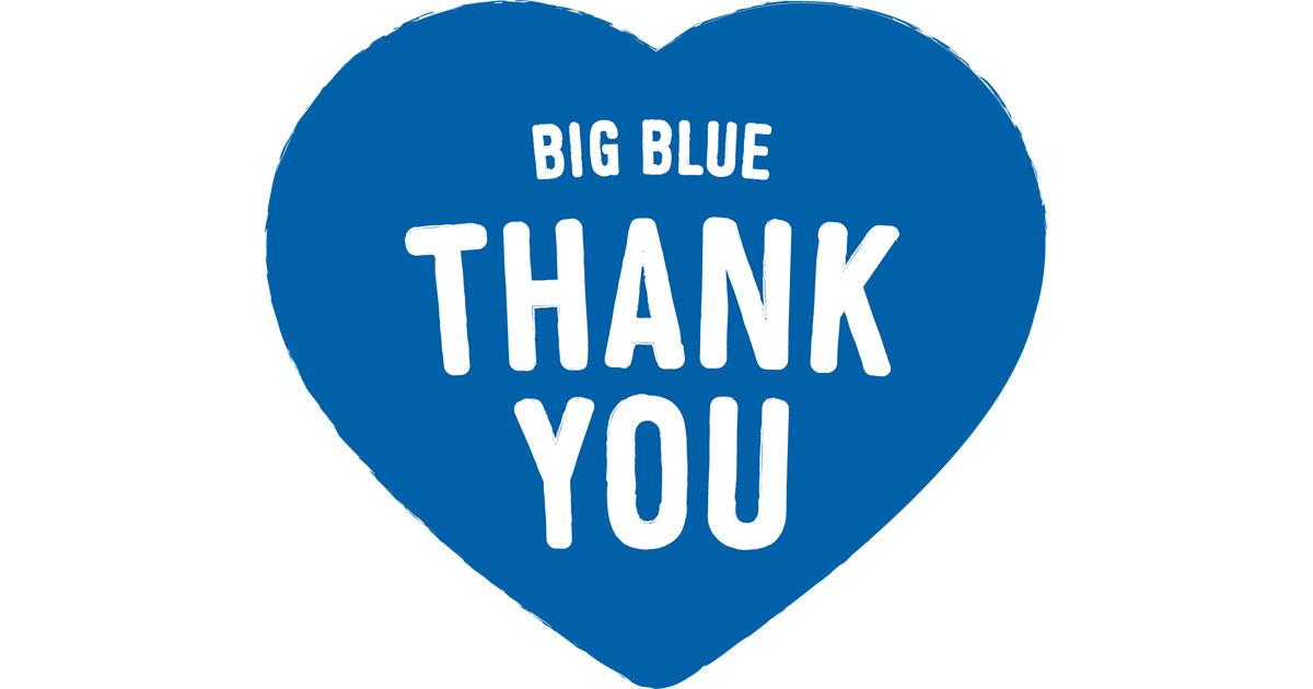 Big Blue Thank You